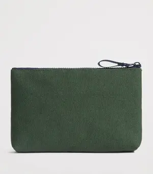 Harrods Logo Pouch - Green