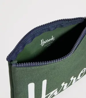 Harrods Logo Pouch - Green