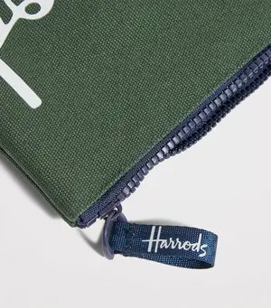 Harrods Logo Pouch - Green