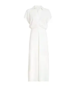 Brunello Cucinelli Twill Maxi Dress