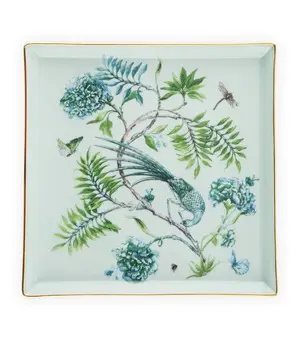 AQUAZZURA Secret Garden Square Tray - Green