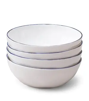 FELDSPAR Set Of 4 Cobalt Cereal Bowls - Blue