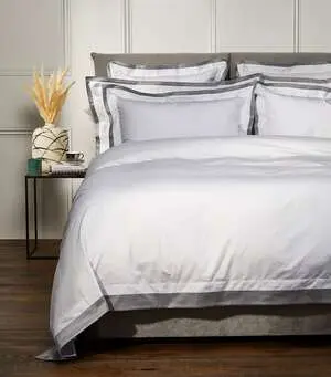 CELSO DE LEMOS Hella Super King Duvet Cover - Grey