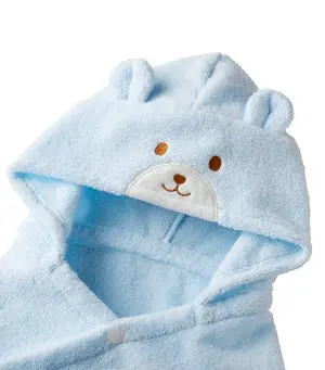 MIKI HOUSE Cotton Bath Poncho Set