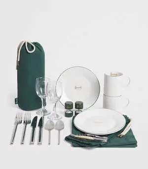 Harrods Fitted Picnic Basket For Two