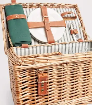 Harrods Fitted Picnic Basket For Two