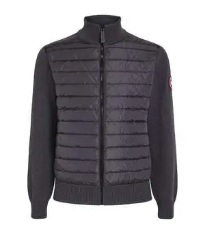 Canada Goose Down-merino Wool Hybridge Puffer Jacket - Grey
