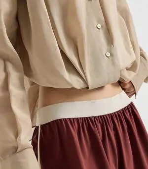 Brunello Cucinelli Cotton Organza Shirt