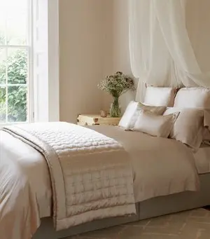 Gingerlily Silk Flat Sheet - Nude