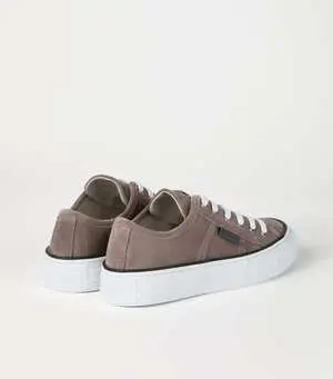Brunello Cucinelli Suede Monili Sneakers