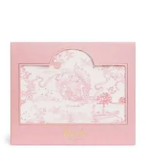 Harrods Set Of 8 Toile Notelets And Envelopes - Pink