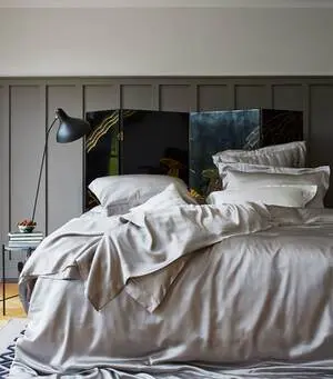 Gingerlily Silk Flat Sheet - Grey