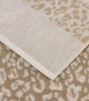 YVES DELORME Leopard Guest Towel