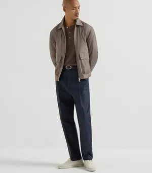 Brunello Cucinelli Silk-blend Water-resistant Jacket