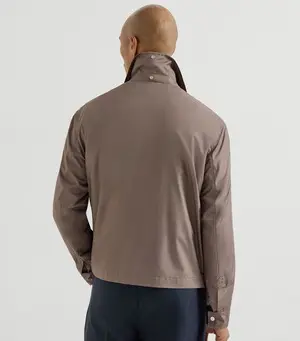 Brunello Cucinelli Silk-blend Water-resistant Jacket