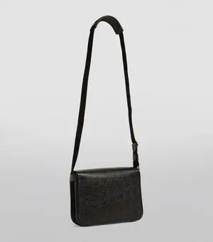 Thom Browne Pebbled Leather Reporter Bag