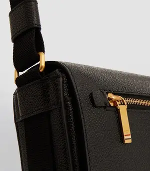 Thom Browne Pebbled Leather Reporter Bag