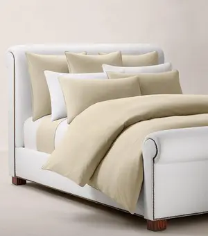 Ralph Lauren Cotton Player Super King Flat Sheet - Beige
