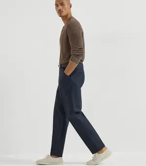 Brunello Cucinelli Cotton-linen Panama Trousers