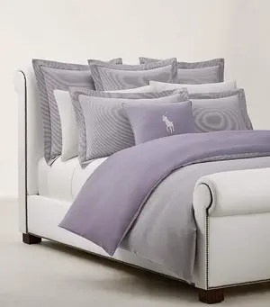 Ralph Lauren Oxford Chalet Pillowcase - Purple