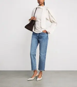 FRAME The Borrowed Straight Jeans