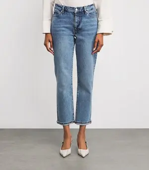 FRAME The Borrowed Straight Jeans