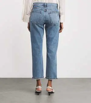 FRAME The Borrowed Straight Jeans
