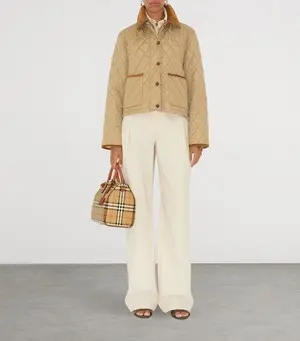 Burberry Quilted Field Jacket - Beige
