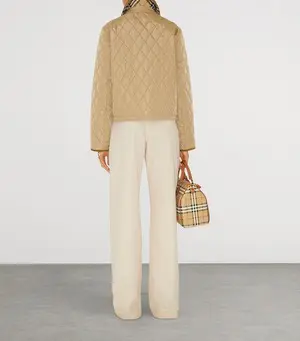 Burberry Quilted Field Jacket - Beige