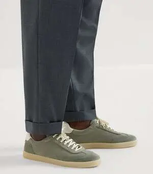 Brunello Cucinelli Suede Low-top Sneakers
