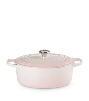 LE CREUSET Cast Iron Oval Casserole Dish - Blue