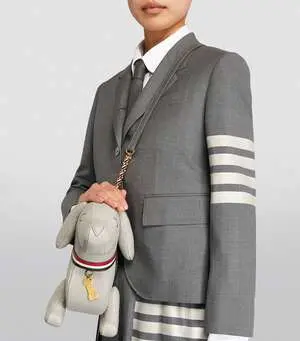 Thom Browne Mini Hector Cross-body Bag - Grey
