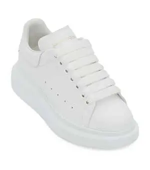 Alexander McQueen Leather Oversized Sneakers - White