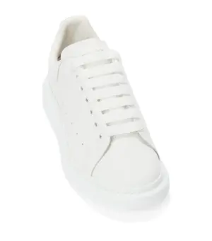 Alexander McQueen Leather Oversized Sneakers - White