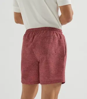 Brunello Cucinelli Embroidered Swim Shorts