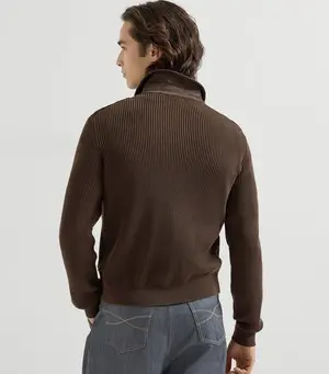 Brunello Cucinelli Suede Jacket - Brown