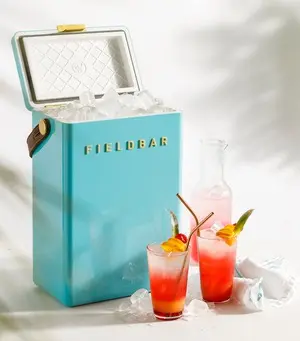 FIELDBAR Drinks Box Cooler With Interchangeable Straps - Blue