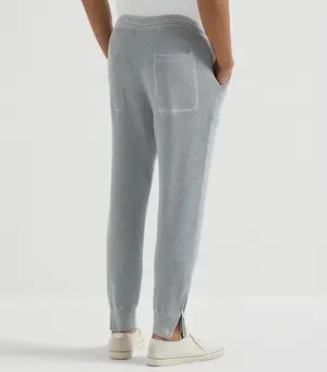 Brunello Cucinelli Cotton Ribbed Sweatpants