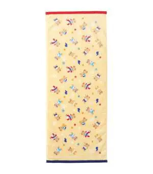 MIKI HOUSE Teddy Bear Towel - Yellow