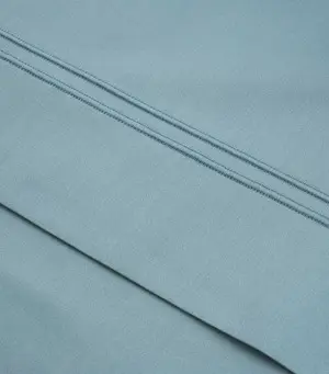 YVES DELORME Triomphe Super King Flat Sheet - Green