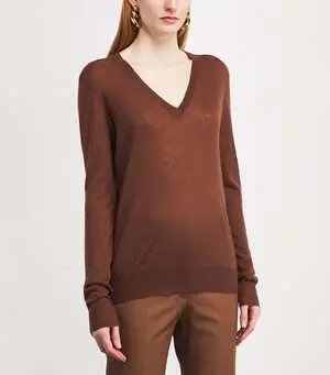 JOSEPH Cashmere V-neck Sweater