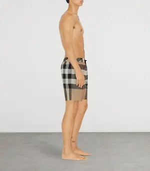 Burberry Check Swim Shorts - Beige