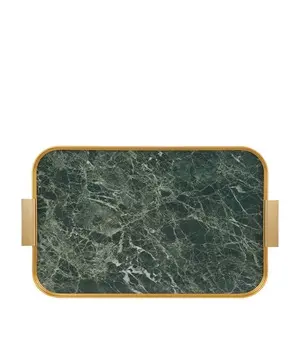 KAYMET Marble Ribbed Tray