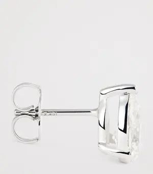 Harrods 18-karat Gold And Diamond Stud Earrings