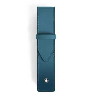 Montblanc Leather Meisterstück Pen Pouch - Blue