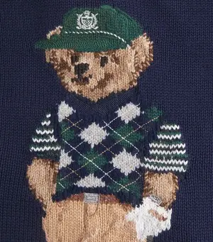 Rlx Ralph Lauren Cotton-blend Polo Bear Sweater