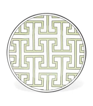 O.W.LONDON Maze Tea Plate Green