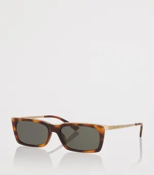 Saint Laurent Acetate Rectangle Sunglasses