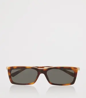 Saint Laurent Acetate Rectangle Sunglasses