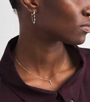 PERSEE Gold And Diamond Danaé Single Earring